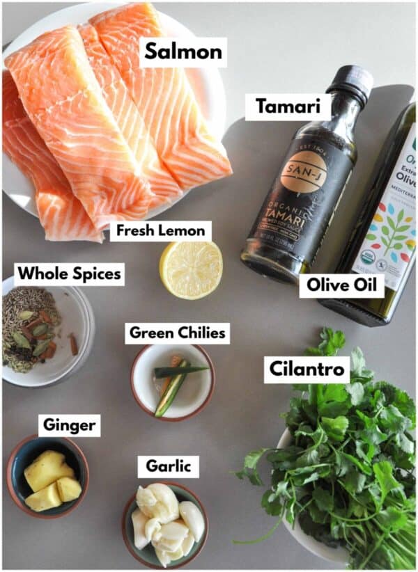 Hariyali Salmon (dairy-free) - Honey, Whats Cooking