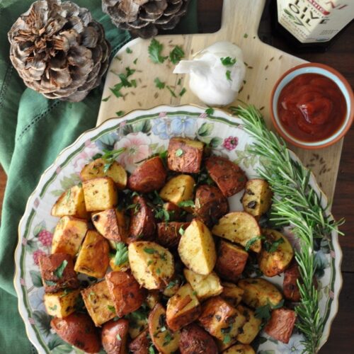 Chatpate Rosemary Roasted Potatoes (vegan, gluten-free) - Honey, Whats ...