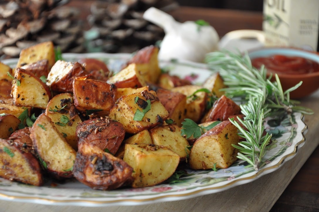 Chatpate Rosemary Roasted Potatoes (vegan, gluten-free) - Honey, Whats ...