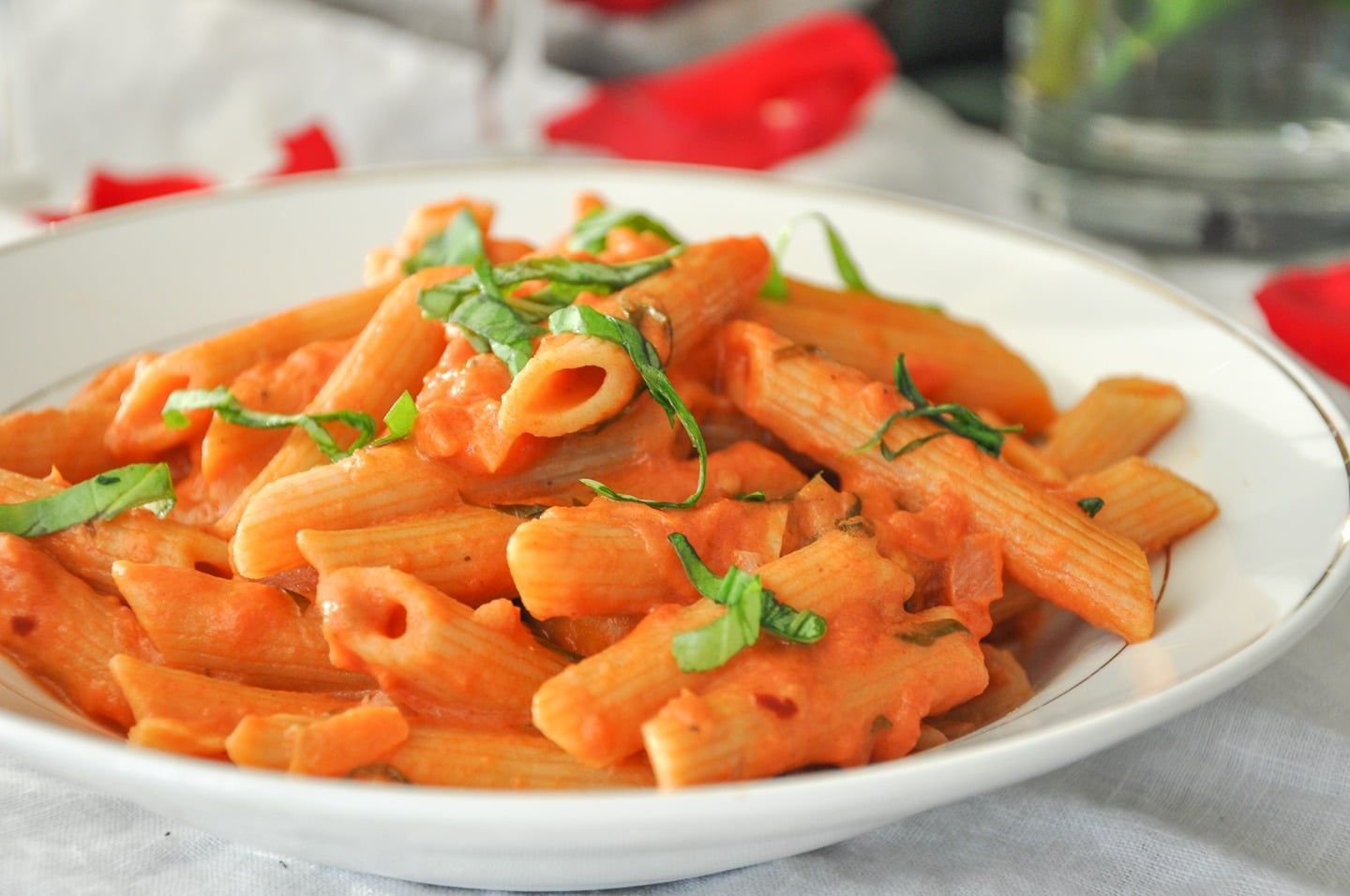 Vegan Penne alla Rosé - Honey, Whats Cooking