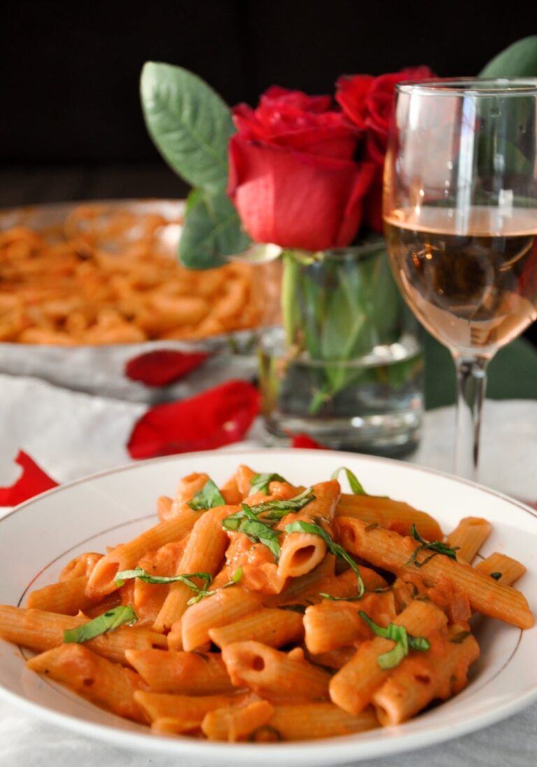 Vegan Penne alla Rosé - Honey, Whats Cooking