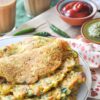 Zucchini Carrot Besan Chilla (Besan Chilla) - Honey, Whats Cooking