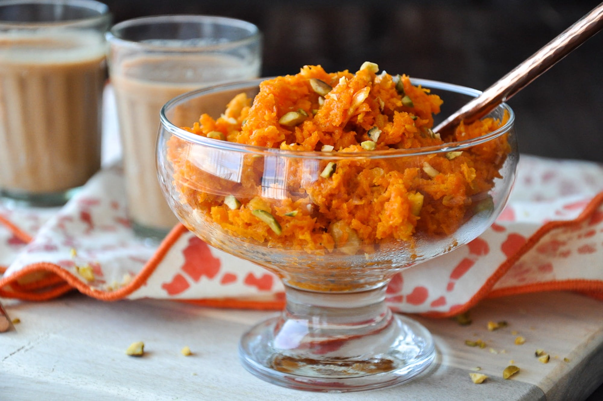 Gajar Ka Halwa Recipe (Carrot Halwa, Indian Carrot Pudding) - Honey ...