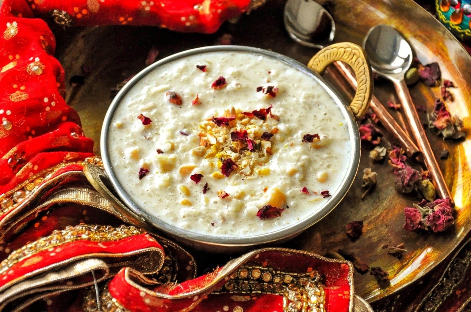 Rice Kheer | Indian Rice Pudding (6 ingredients, gluten-free) - Honey ...