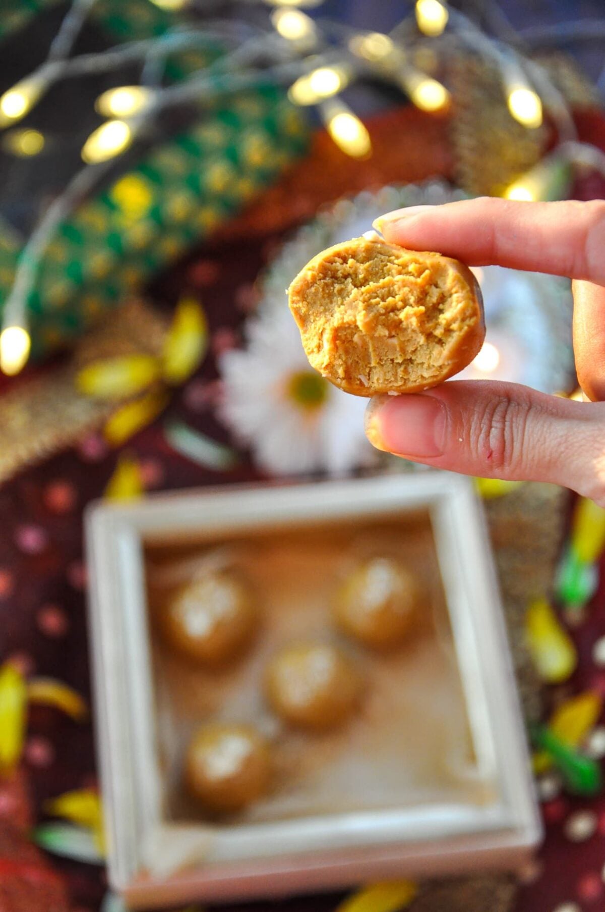 Besan Ladoo (eggless, gluten-free) - Honey, Whats Cooking