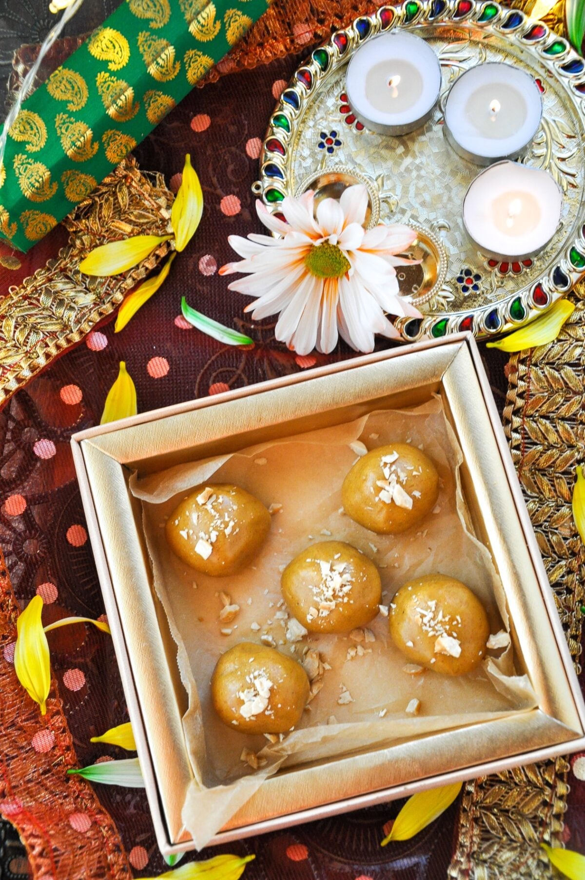 Besan Ladoo (eggless, gluten-free) - Honey, Whats Cooking