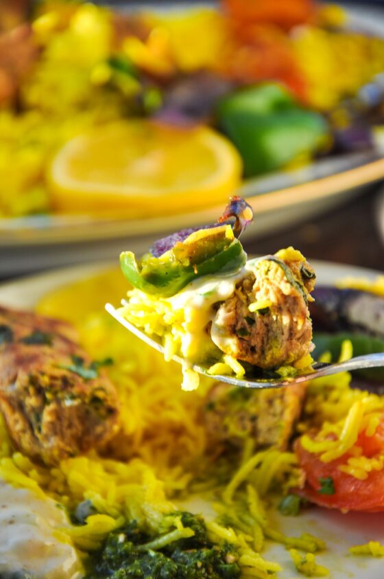 Chicken Seekh Kebab (Skillet Version) - Honey, Whats Cooking
