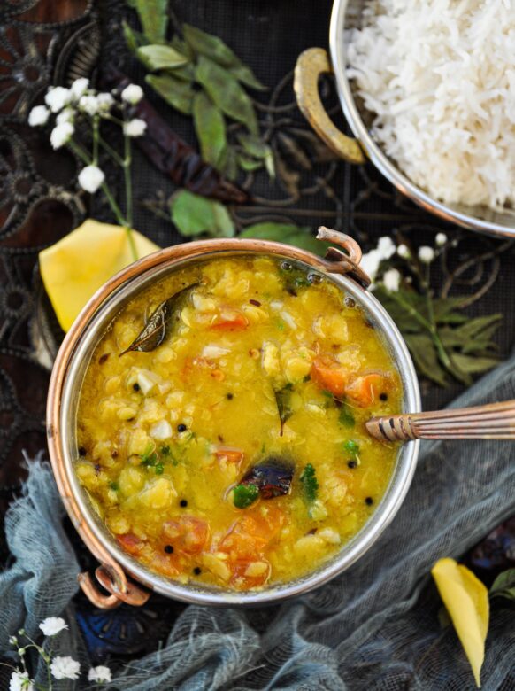 Tomato Dal | Tomato Pappu (vegan, healthy) - Honey, Whats Cooking