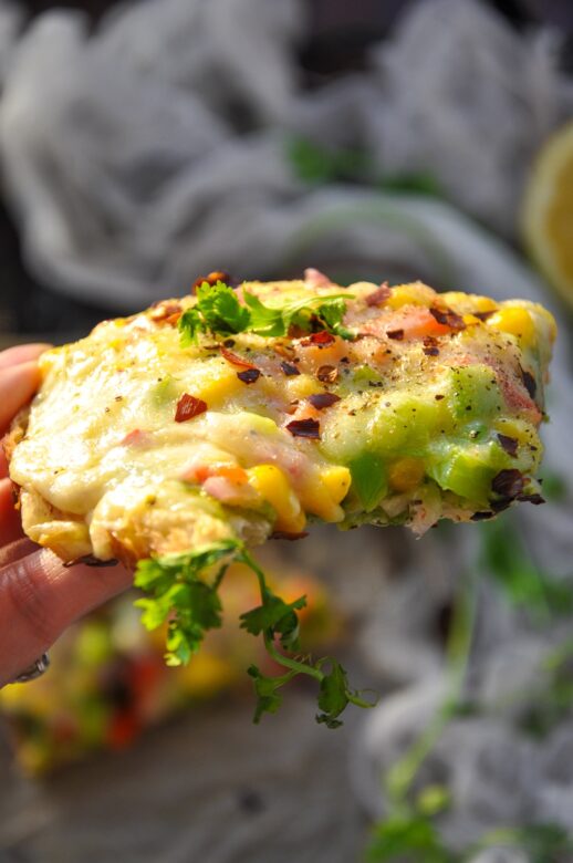 Cheese Chutney Corn Toastie (vegetarian) - Honey, Whats Cooking