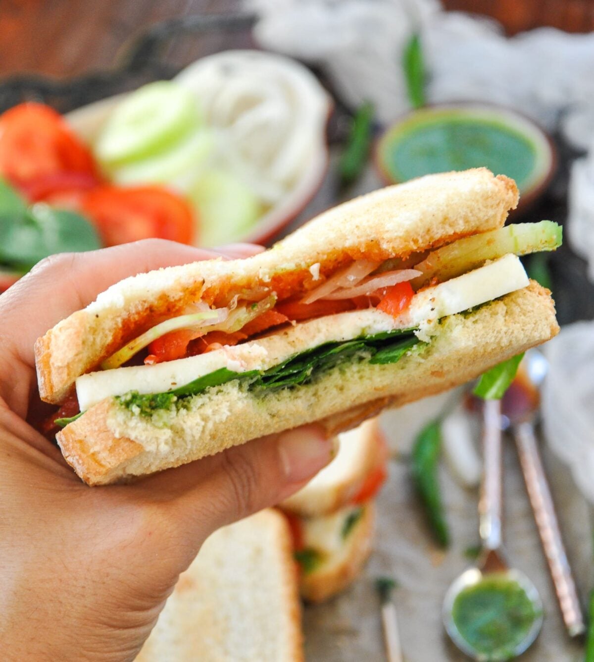 Paneer Sandwich - Honey, Whats Cooking