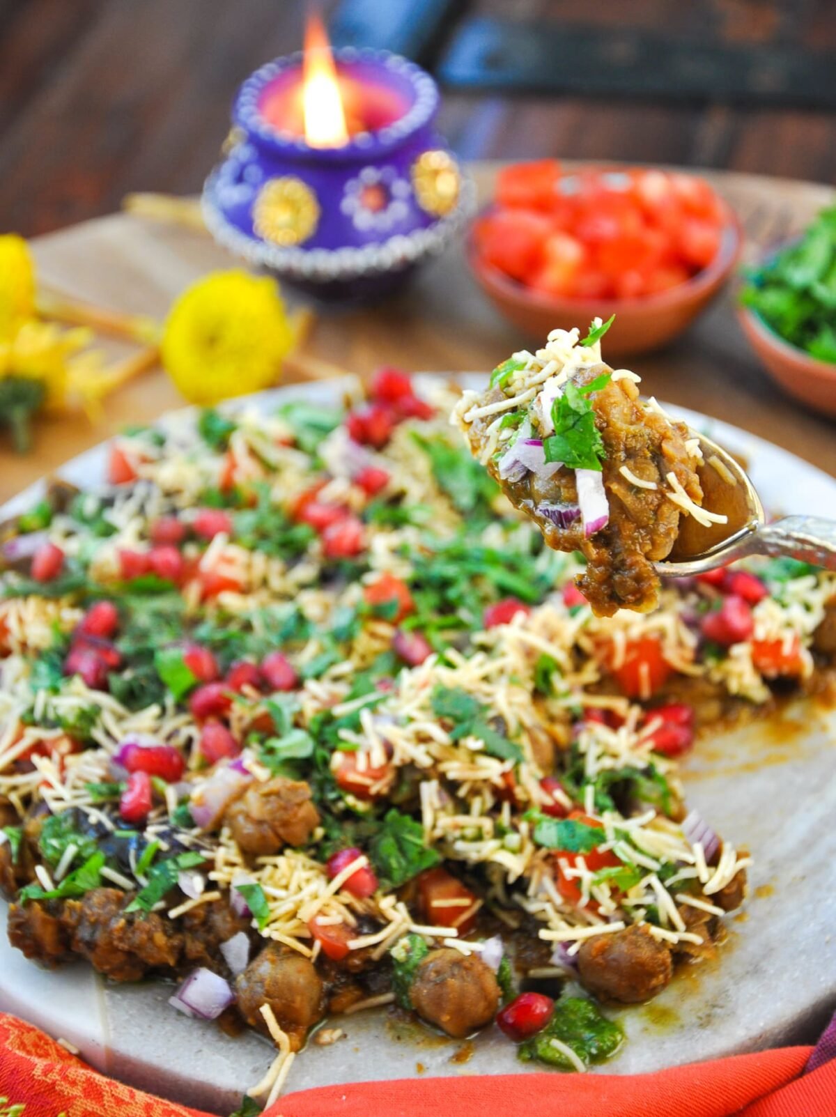 Chole Chaat Board - Honey, Whats Cooking