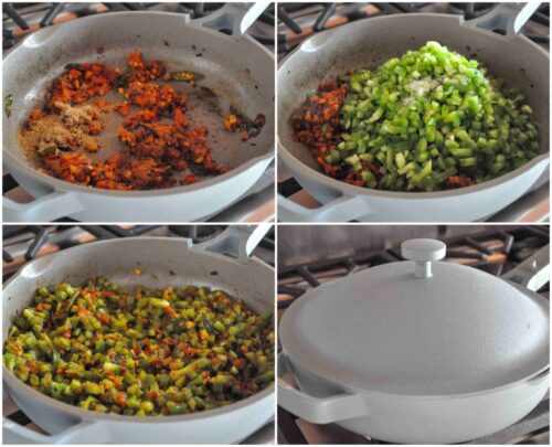 Capsicum Kura (Andhra Bell Pepper Curry) - Honey, Whats Cooking