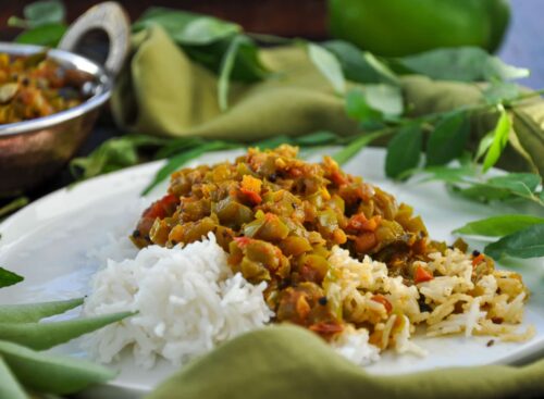 Capsicum Kura (Andhra Bell Pepper Curry) - Honey, Whats Cooking