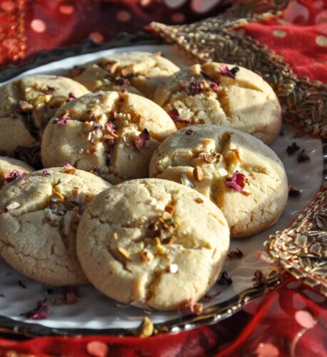 Nankhatai | Eggless Shortbread Cookies - Honey, Whats Cooking