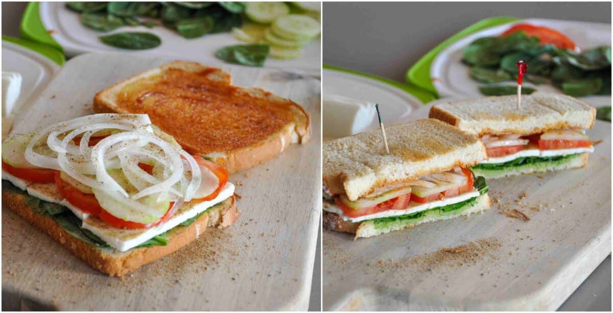 Paneer Sandwich - Honey, Whats Cooking