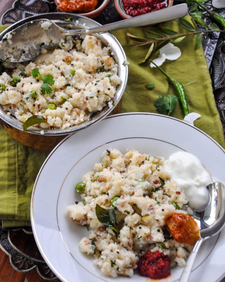 Rava Upma | Upma Recipe (vegan) - Honey, Whats Cooking