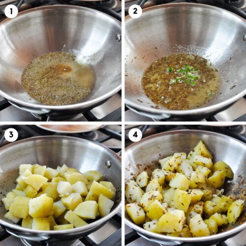 Jeera Aloo Recipe (Cumin Potatoes) - Honey, Whats Cooking