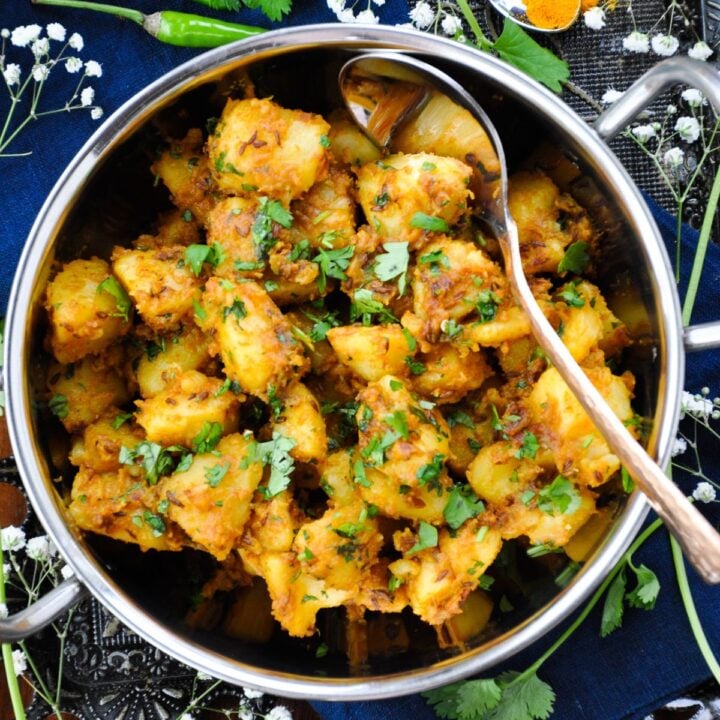 Jeera Aloo Recipe (Cumin Potatoes) - Honey, Whats Cooking