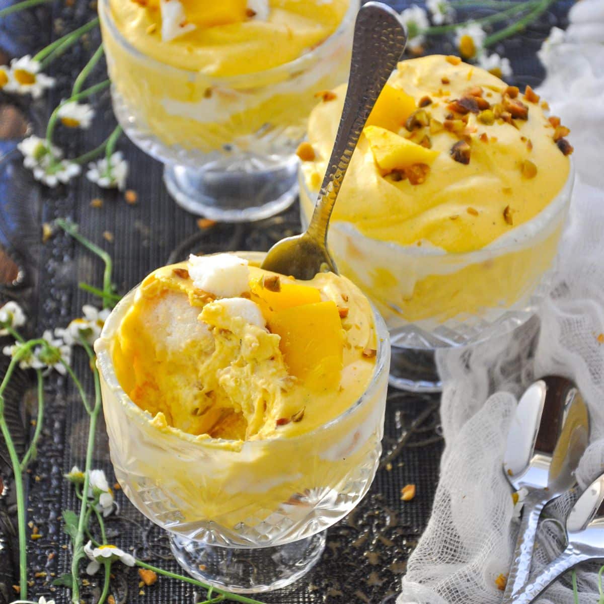Mango Rasmalai Tiramisu (25 Minutes) - Honey, Whats Cooking