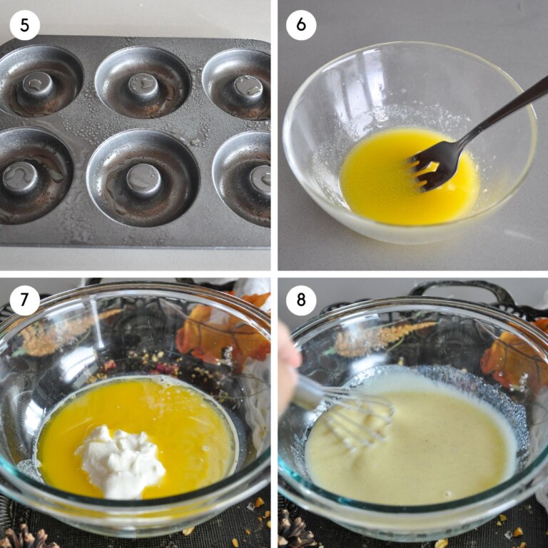 Ras Malai Donuts (Eggless, Baked) - Honey, Whats Cooking