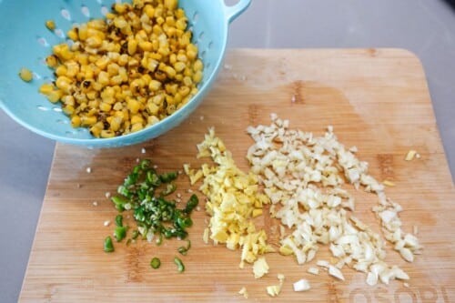 Palak Paneer Dip with Corn using Trader Joe's Frozen Palak Paneer ...